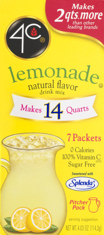 4C Lemonade Drink Mix - 7 CT 4C(41387227925): customers reviews ...