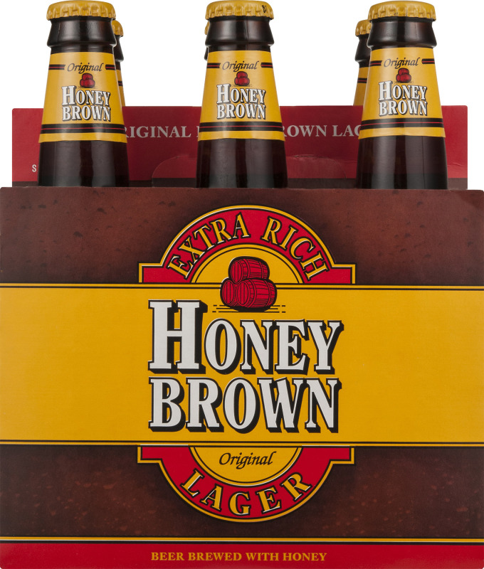Honey Brown Lager Beer Bottles - 6 CT Honey Brown(70310370377 ...