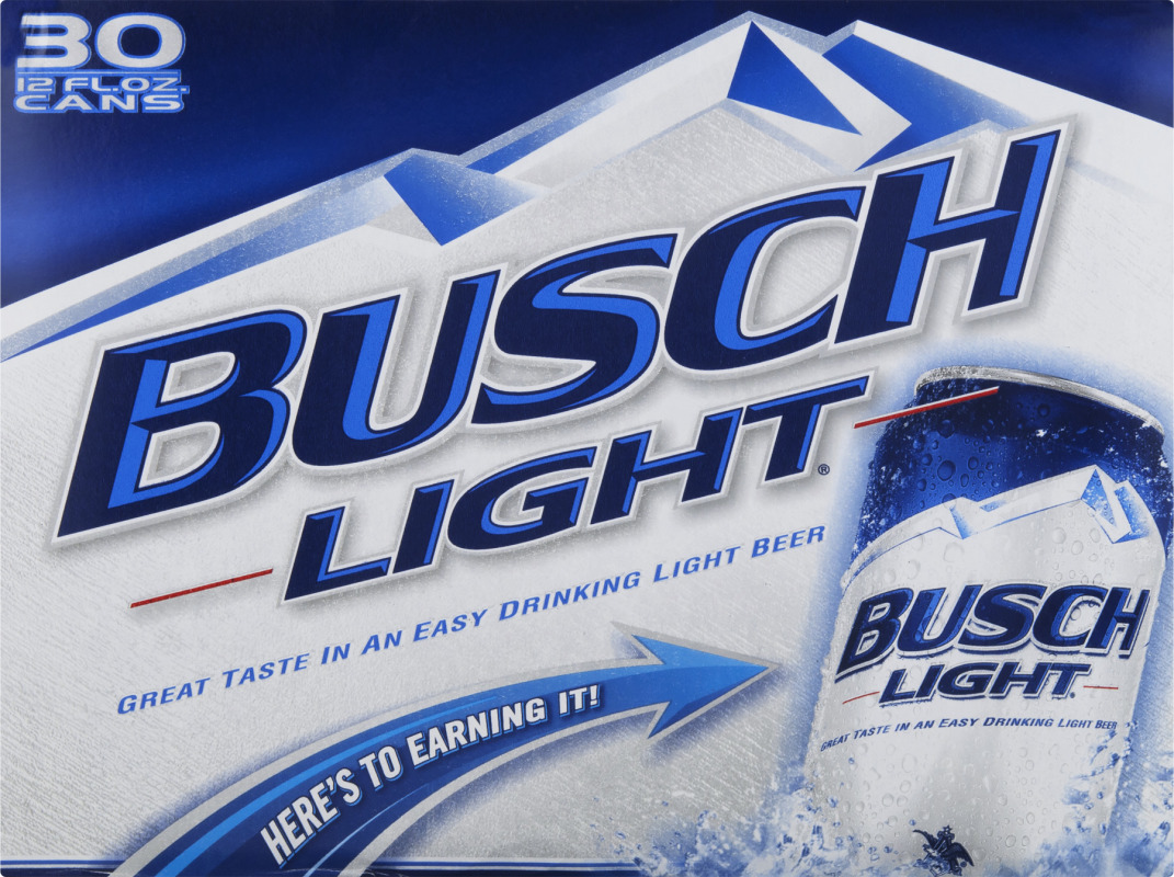 Busch Light Beer Cans - 30 CT Busch(18200860317): customers reviews ...