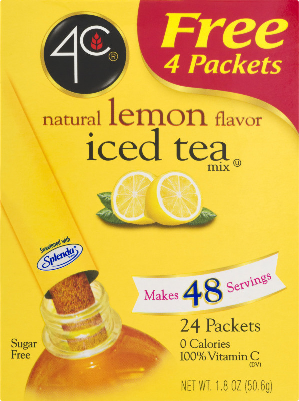 4C Lemon Iced Tea Mix - 24 CT 4C(41387221107): customers reviews ...