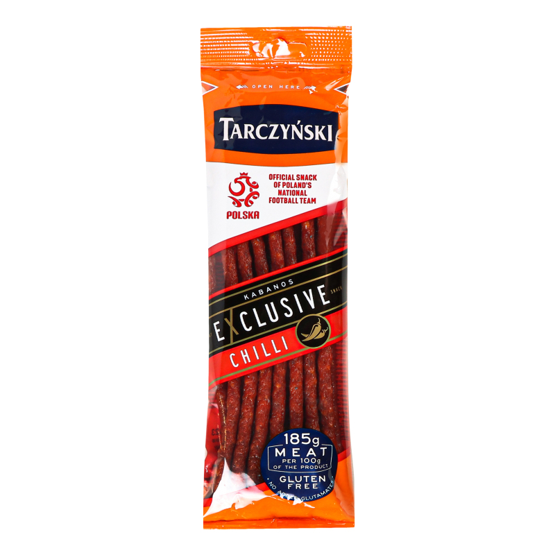 Колбаски Tarczynski Kabanos Exclusive Chilli(5908230521522): купить в ...