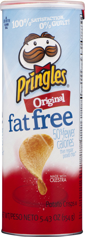 Pringles Original Fat Free Potato Crisps Pringles(38000845208 ...