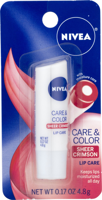 Nivea A Kiss of Care & Color Lip Care Sheer Crimson Nivea(72140015916 ...