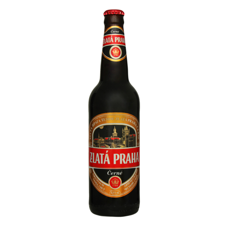 Пиво 0,5л Cerne Zlata Praha с/б Zlata Praha 4820000198868: купить в ...