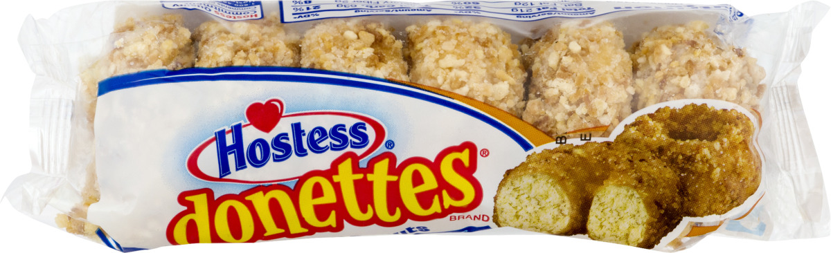 Hostess Donettes Mini Donuts Crunch - 6 CT Hostess(888109050054 ...