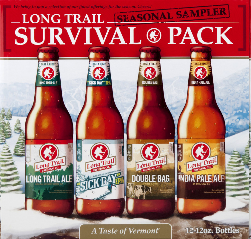 Long Trail Survival Pack Beer Bottles - 12 CT Long Trail(719256000664 ...