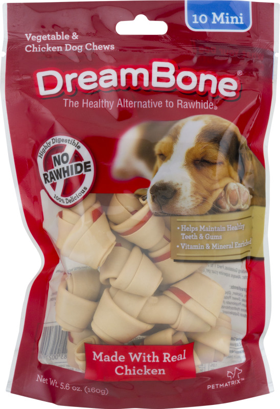 DreamBone Vegetable & Chicken Chews Mini - 10 CT DreamBone(892383002791 ...