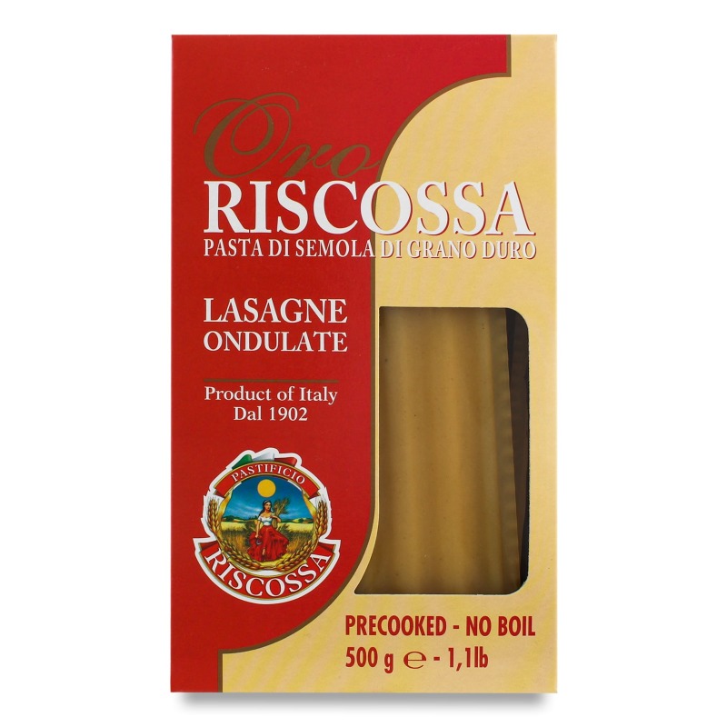Макарони Riscossa Лазанья 500г(8011780000199): купить в интернет ...