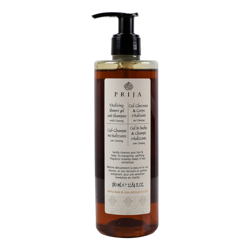Гель-шампунь для душа с женьшенем Prija 380мл Prija(7640163065602): купить в интернет магазинах ...