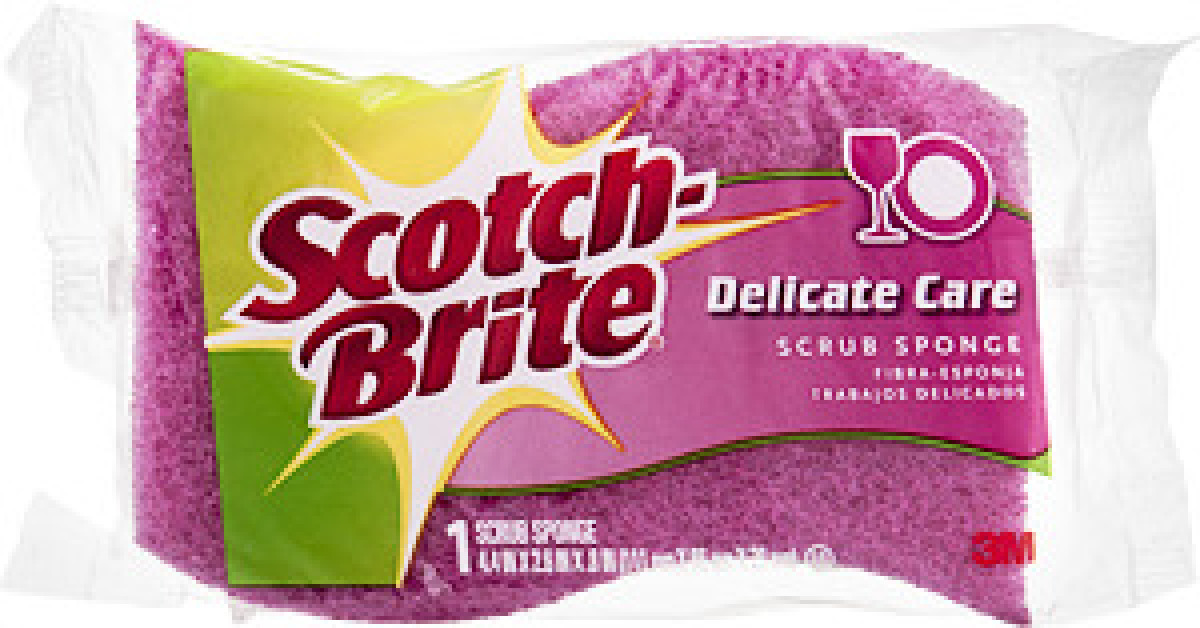 Scotch-Brite Scrub Sponge Delicate Care Scotch-Brite(21200000010 ...
