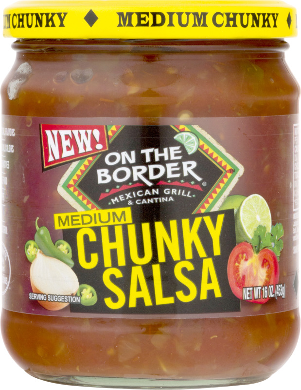 On The Border Medium Chunky Salsa On The Border(781138709118 ...