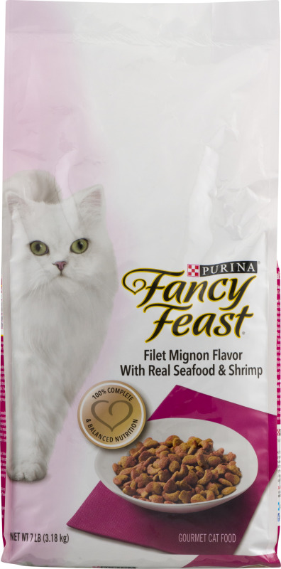 Purina Fancy Feast Filet Mignon Flavor With Real Seafood & Shrimp ...