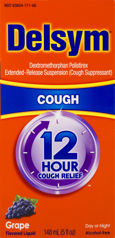 Delsym 12 Hour Cough Relief Grape Flavor Delsym(363824171654 ...