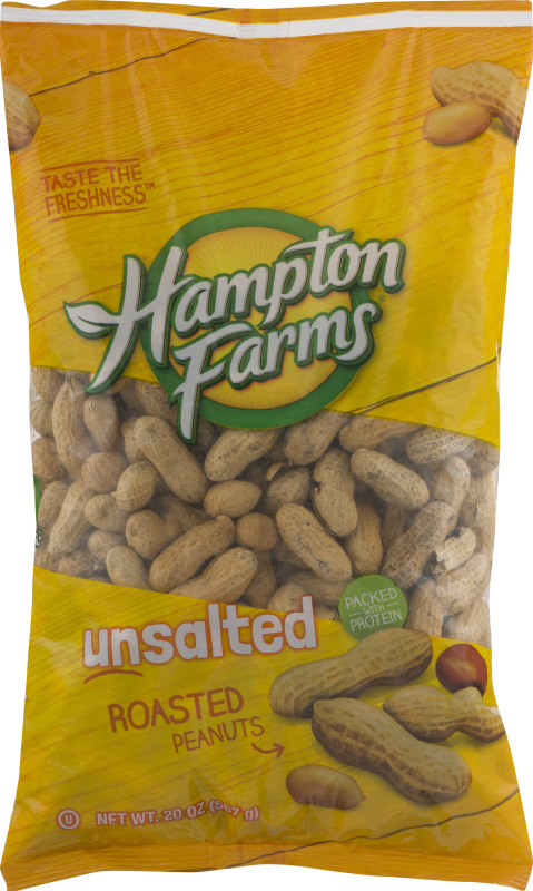 Hampton Farms Unsalted Roasted Peanuts Hampton Farms(81864202205 ...