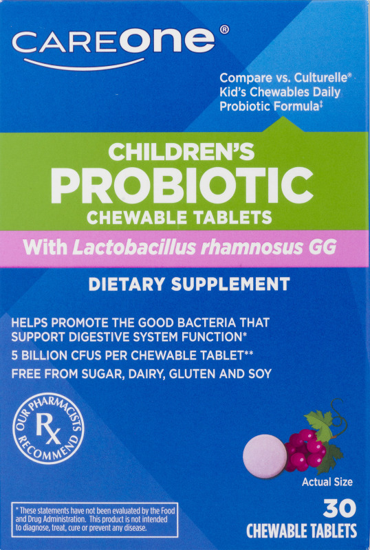 CareOne Children's Probiotic Chewable Tablets CareOne(341520003561 ...