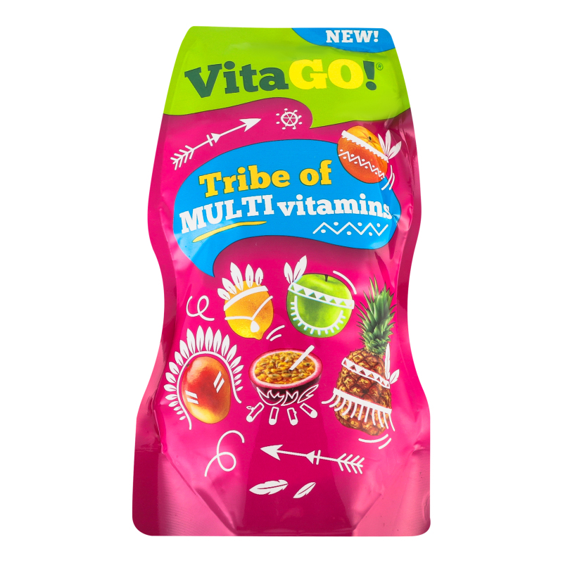 Напиток фруктовый Tribe of Multivitamins VitaGo! д/п 200мл VitaGo ...