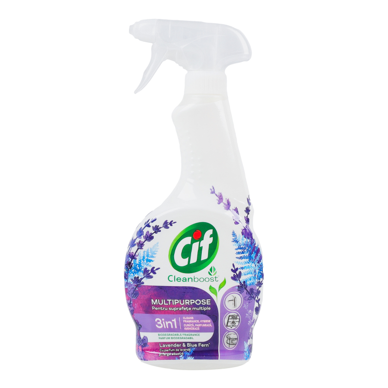 Средство для чистки мультифункциональное 3в1 Lavender&Blue fern Cif ...