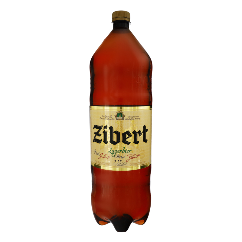 Пиво 2.25л 4.4% светлое пастеризованное Lagerbier Zibert п/бут Zibert ...