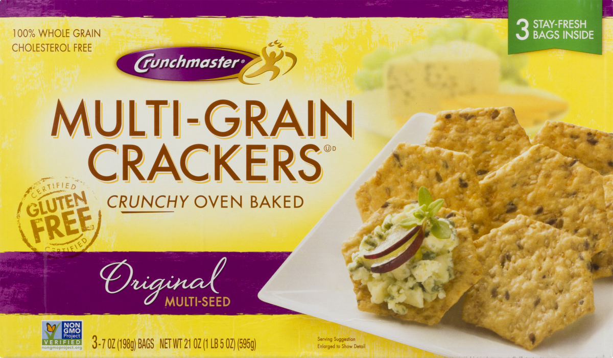 Crunchmaster Multi-Grain Crackers Original Multi-Seed - 3 CT ...