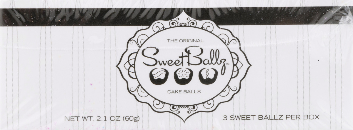 Sweet Ballz Birthday Cake Balls - 3 CT Sweet Ballz(856342004264 ...