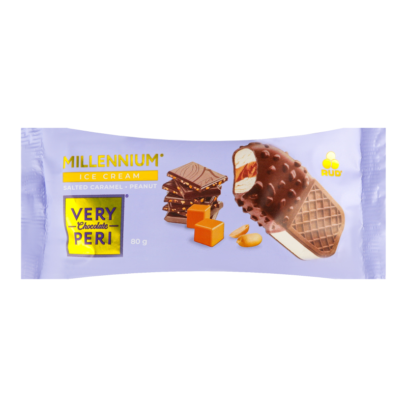 Мороженое Salted caramel-peanut Very Peri Millennium Rud м/у 80г Rud ...