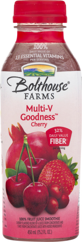 Bolthouse Farms Fruit Juice Smoothie Multi-V Goodness Cherry Bolthouse ...