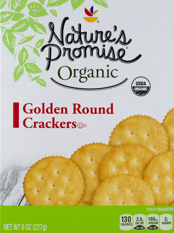 Nature's Promise Organic Crackers Golden Round Nature's Promise ...