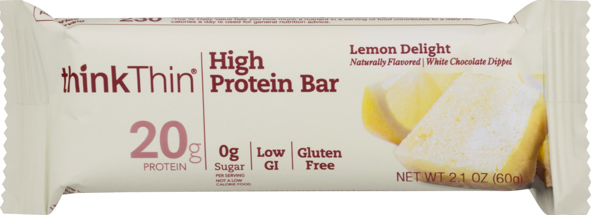 thinkThin High Protein Bar Lemon Delight thinkThin(753656712024 ...