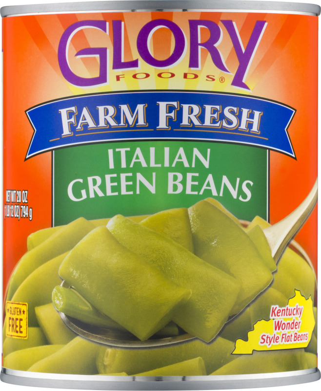Glory Foods Farm Fresh Italian Green Beans Glory Foods(736393701056 ...