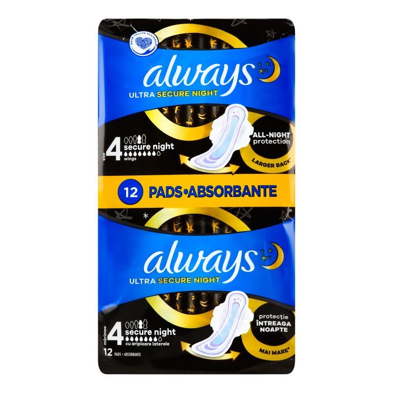 Прокладки гигиенические ароматизированные Secure Night Ultra Always ...