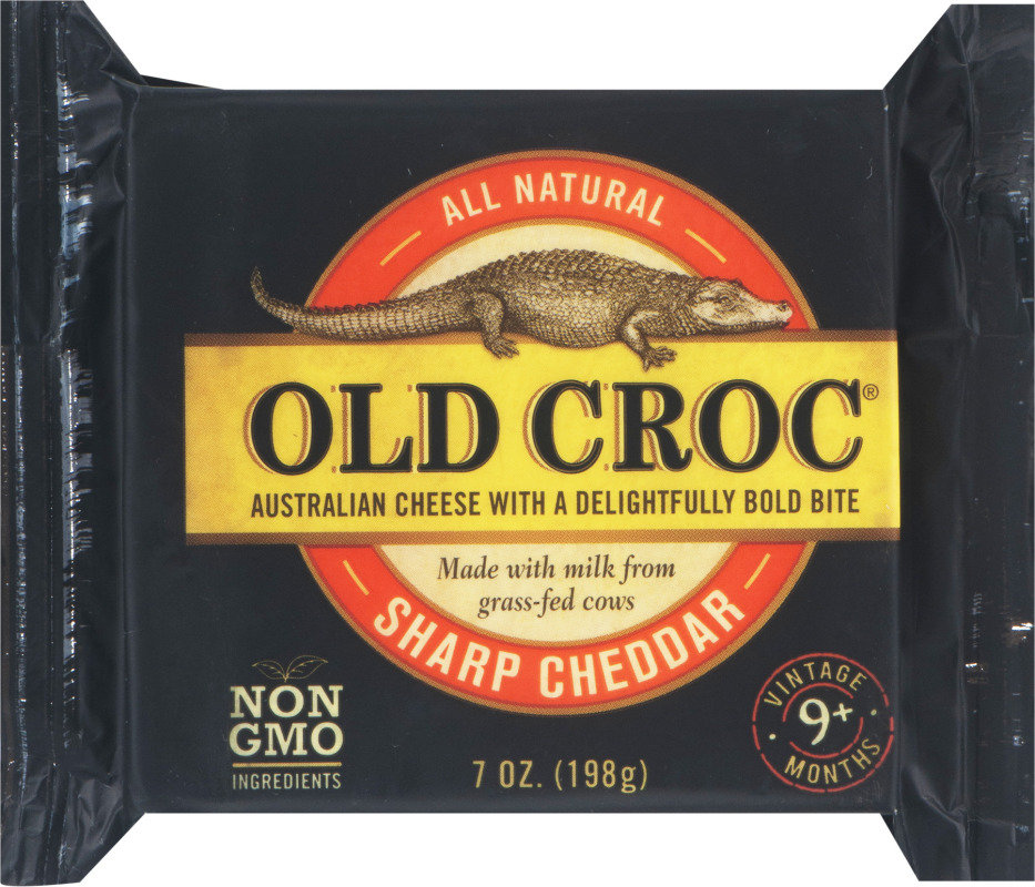 Old Croc Australian Cheese Sharp Cheddar Old Croc(891613000224 ...