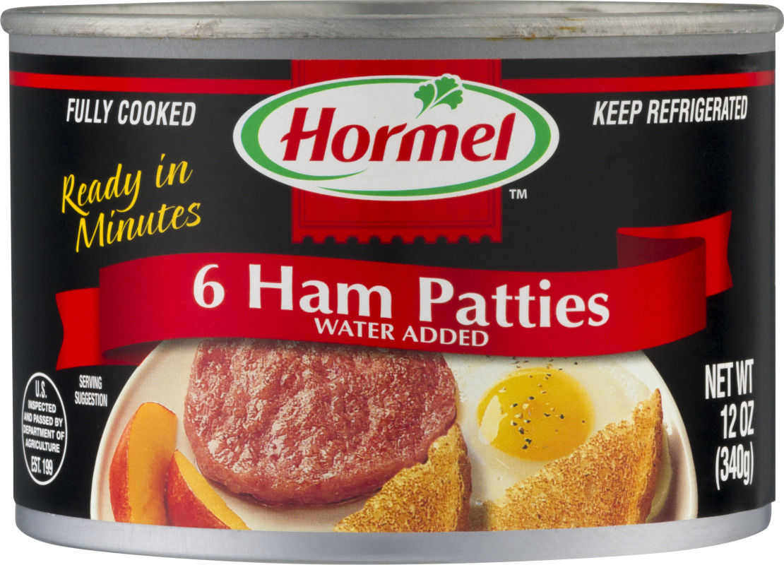 Hormel Ham Patties Water Added - 6 CT Hormel(37600223423): customers ...