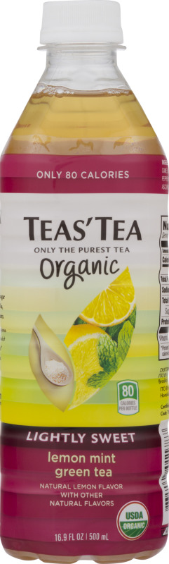 Teas'Tea Organic Lemon Mint Green Tea Lightly Sweet Teas'Tea ...