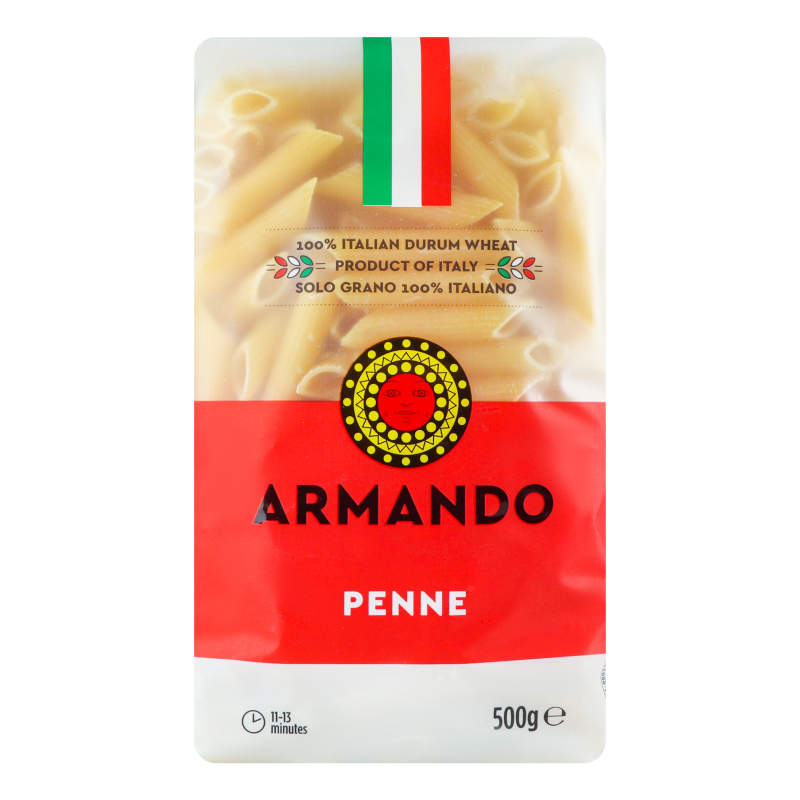 Макаронні вироби Armando Penne 500г п/е(18005709400730): купить в интернет магазинах Украины ...