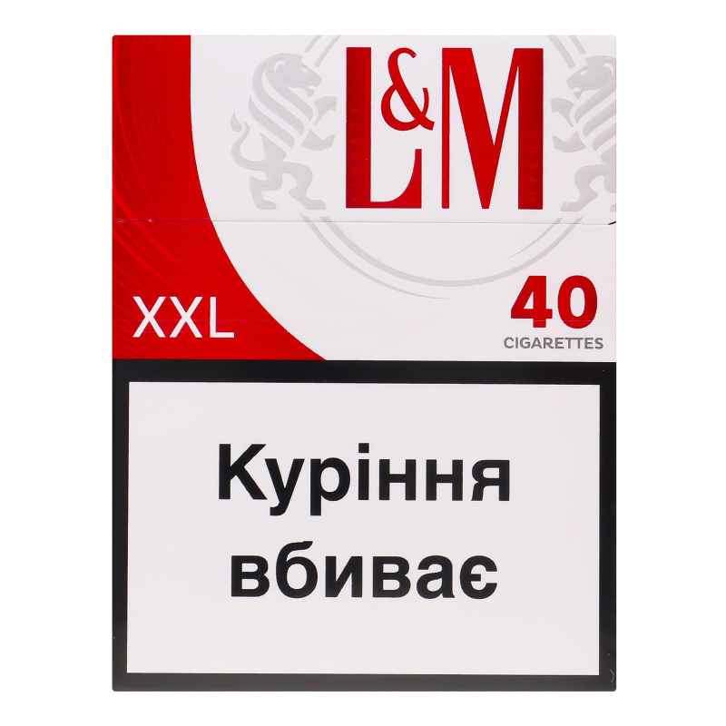 Сигарети L&M Red Label XXL 40шт L&M(4823003215020): придбати в інтернет ...