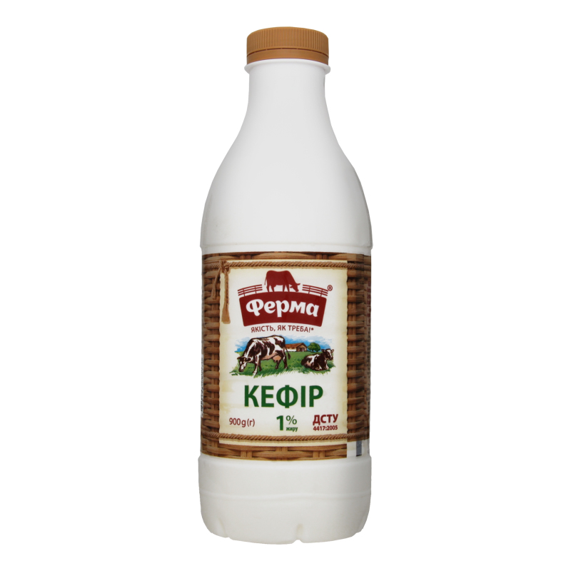 Кефир 1% Ферма п/бут 900г Ферма(4820198091170): купить в интернет ...