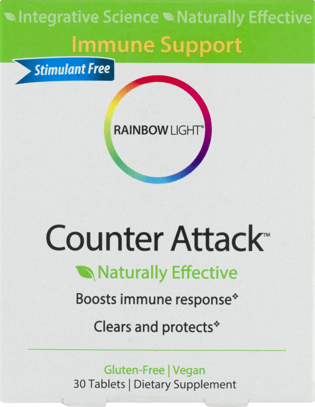 Rainbow Light Counter Attack Dietary Supplement Tablets - 30 CT Rainbow ...