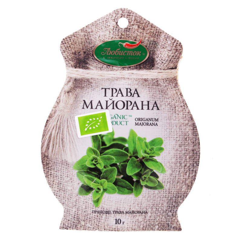 Трава майорана Organic Любисток 10г Любисток(4820159131044): купить в ...