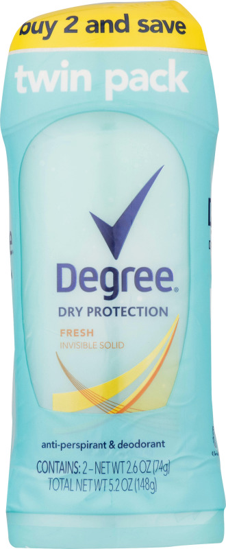Degree Dry Protection Invisible Solid Anti-Perspirant & Deodorant Fresh ...