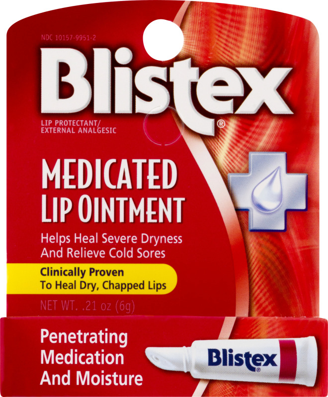 Blistex Lip Protectant/External Analgesic Medicated Lip Ointment ...