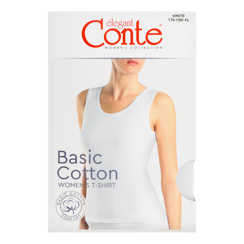 Майка женская Conte elegant Basic Collection №LM2020 170-100/XL white ...