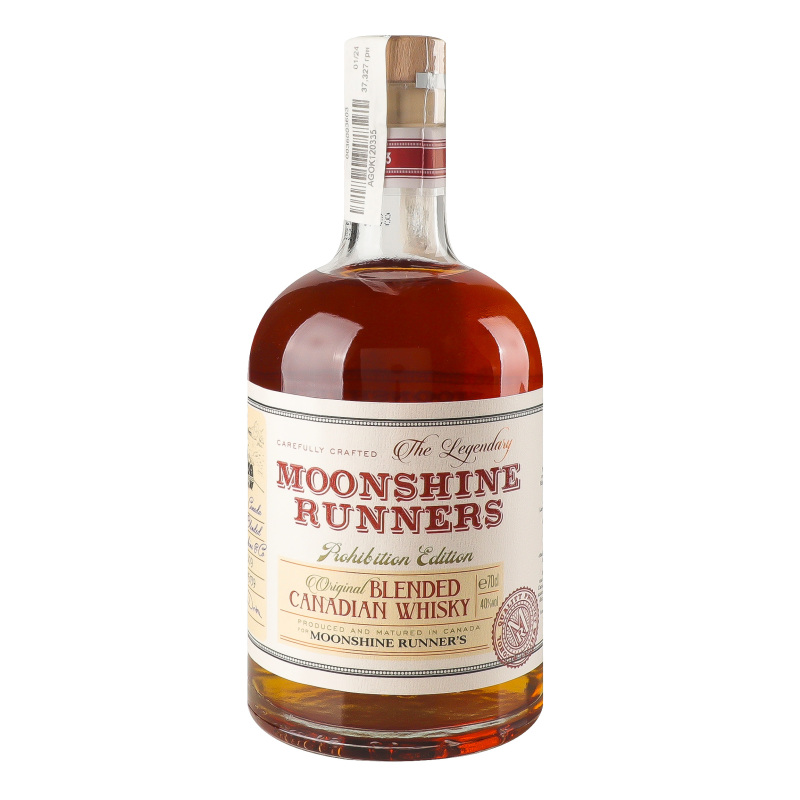 Виски 0.7л 40% канадский купажированный Prohibition Edition Moonshine Runners бут Moonshine ...