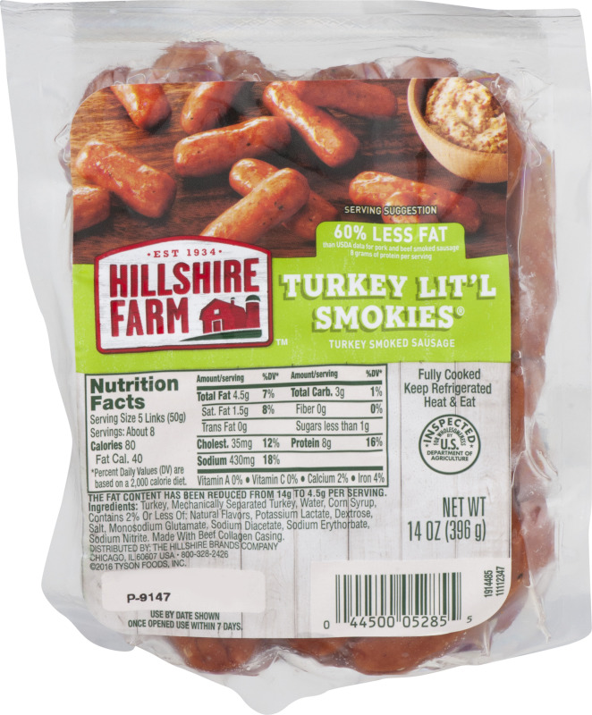Hillshire Farm Lit'l Smokies Turkey Hillshire Farm(44500052855 ...