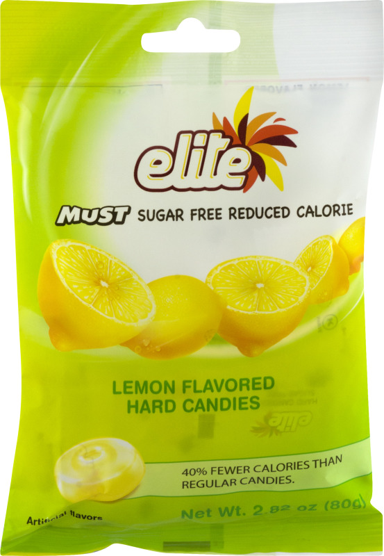 Elite Must Sugar Free Hard Candies Lemon Flavored Elite(815871010573 ...