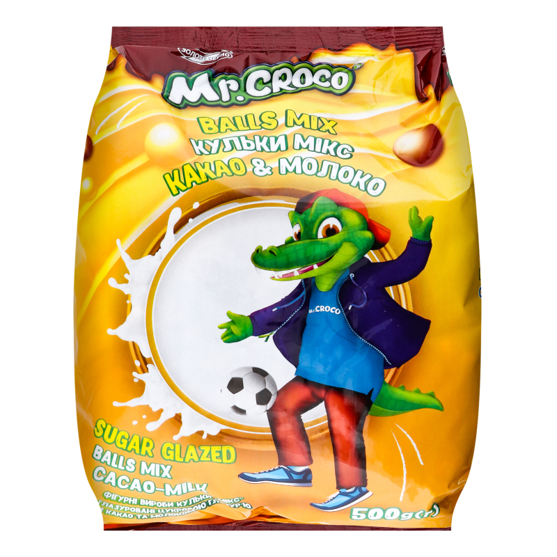 Завтраки сухие Какао&Молоко Balls Mix Mr. Croco м/у 500г Mr. Croco ...