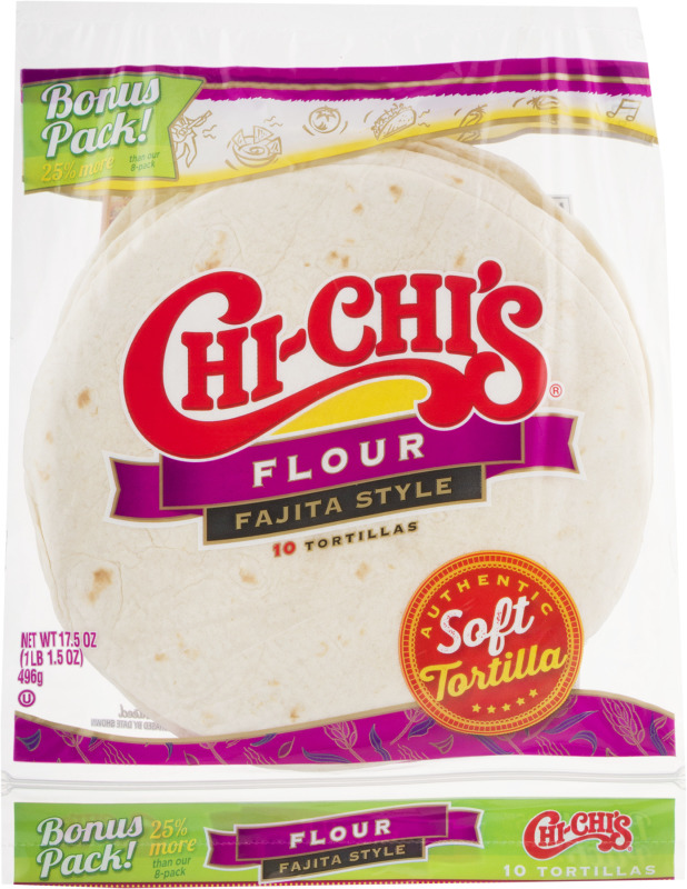 Chi-Chi's Flour Fajita Style Tortillas - 10 CT Chi-Chi's(37600282529 ...