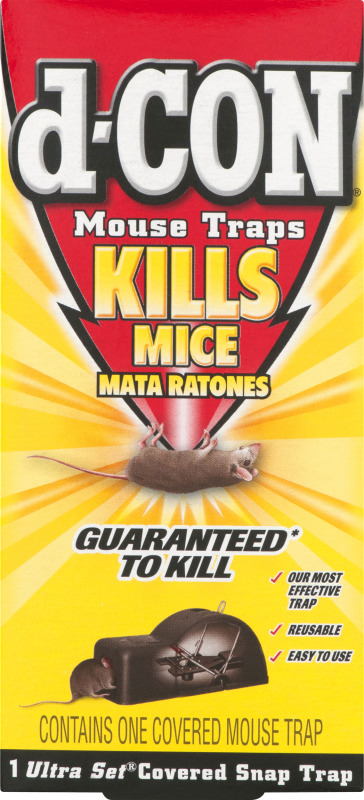 D-Con Mouse Trap Ultra Set Covered Snap Trap d-CON(19200000956 ...