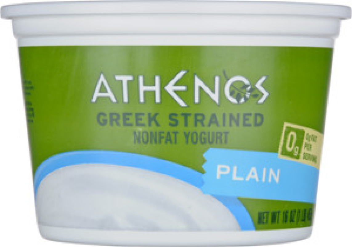 Athenos Greek Strained Plain Nonfat Yogurt Athenos(25400000245 ...