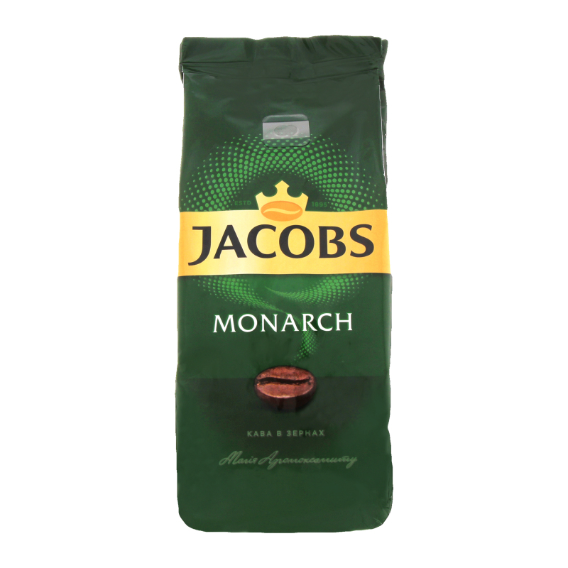 Кофе натуральный жаренный в зернах Monarch Jacobs м/у 250г Jacobs ...