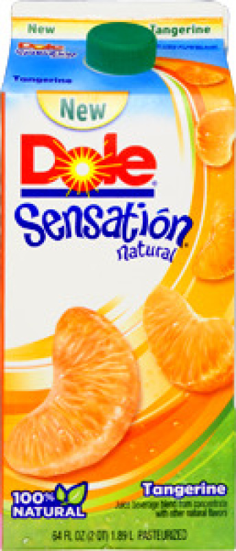 Dole Sensation Natural Tangerine Juice Beverage Dole(48500020289 ...